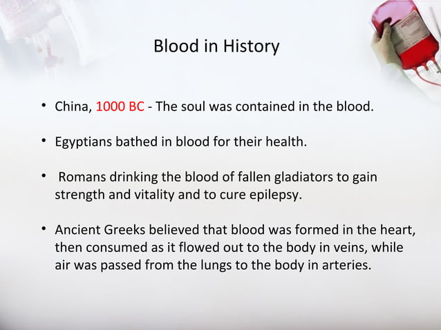 History of blood transfusion | PPT