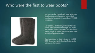 History of boots | PPT