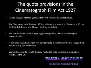 History of british film industry | PPT