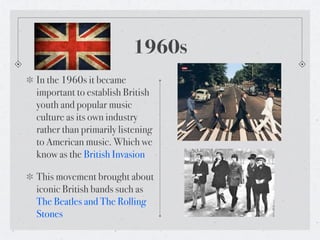 History of brittish music | KEY