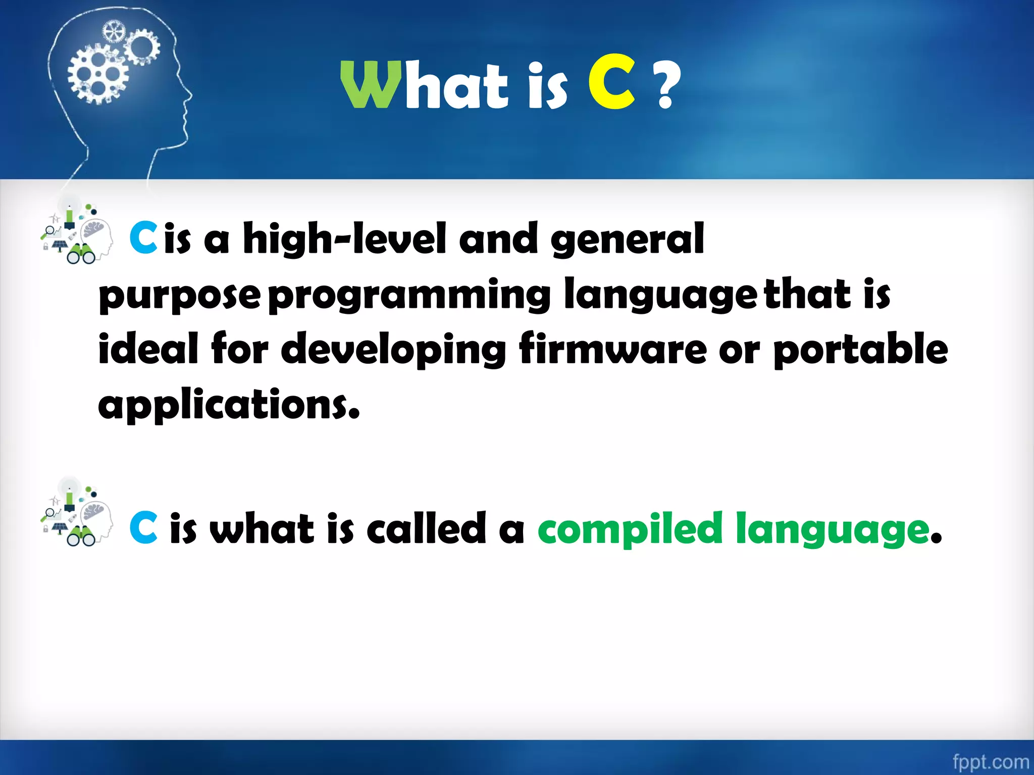 History of c | PPT
