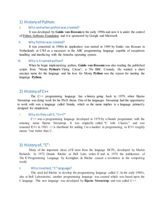 History of Langues | PDF