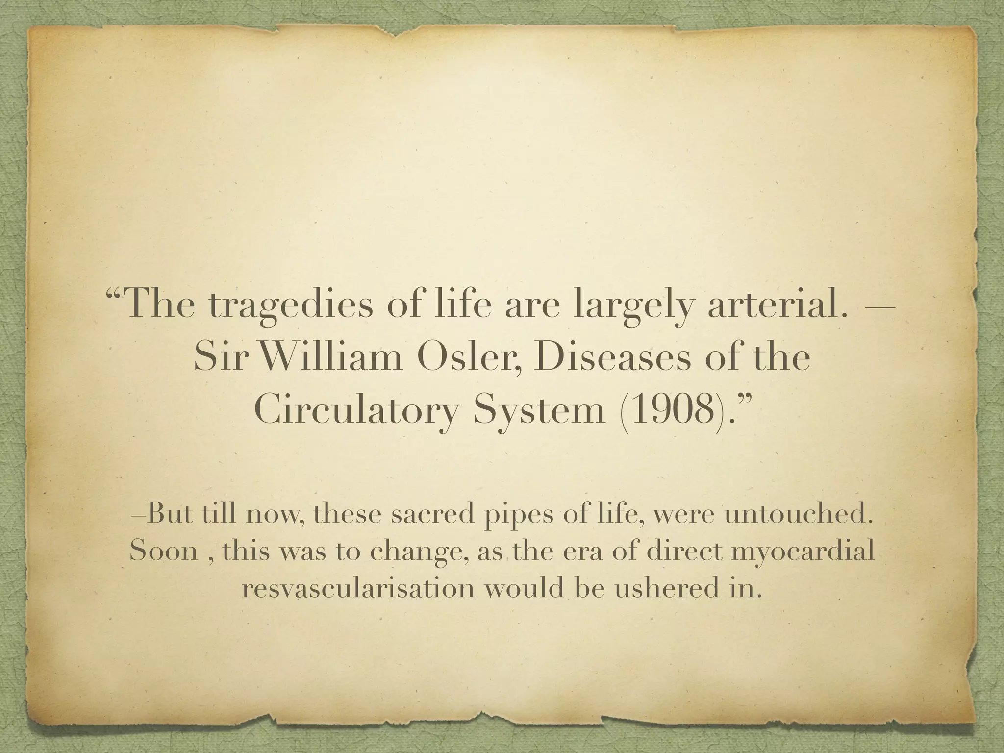 A brief History of Coronary Artery Bypass Grafting (CABG) | PDF