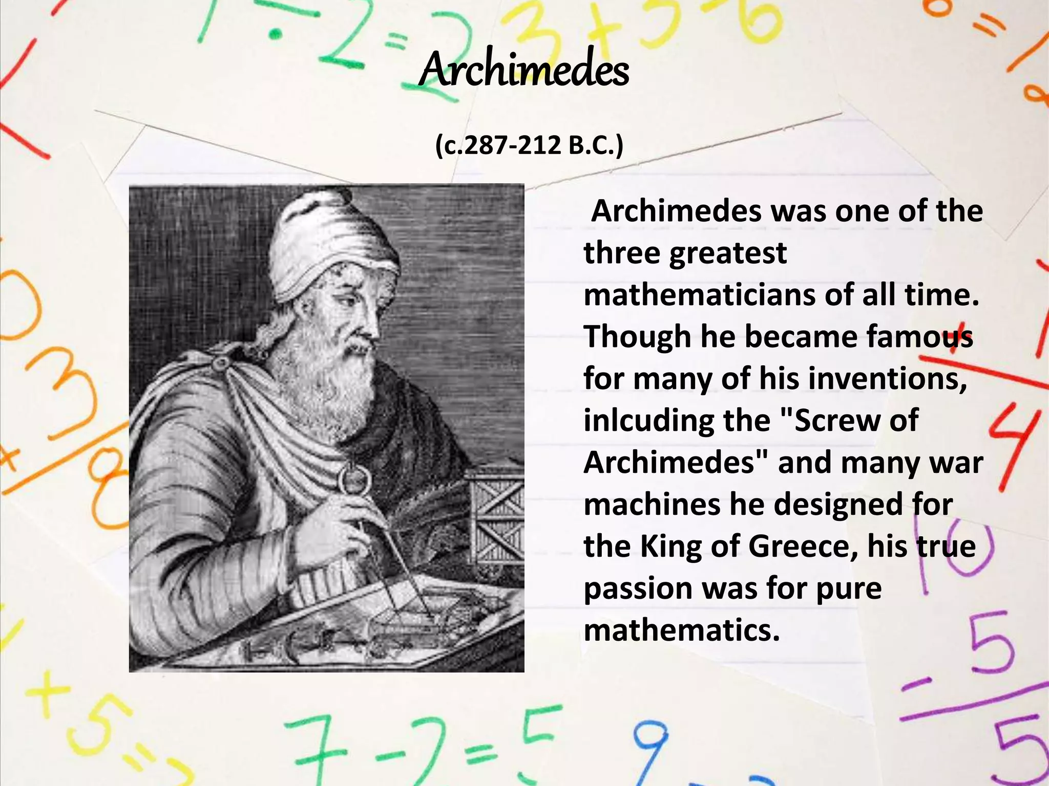 History of calculus research for AAM | PPTX