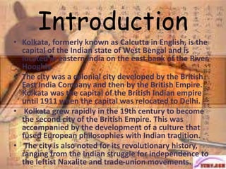 History of calcutta | PPTX