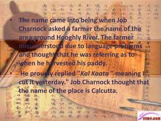 History of calcutta | PPTX