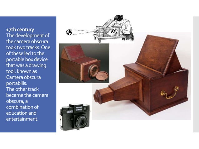 History of camera | PPTX | Cameras and Camcorders | Consumer Electronics