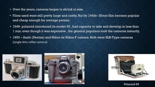 History of Camera and history of photography | PDF