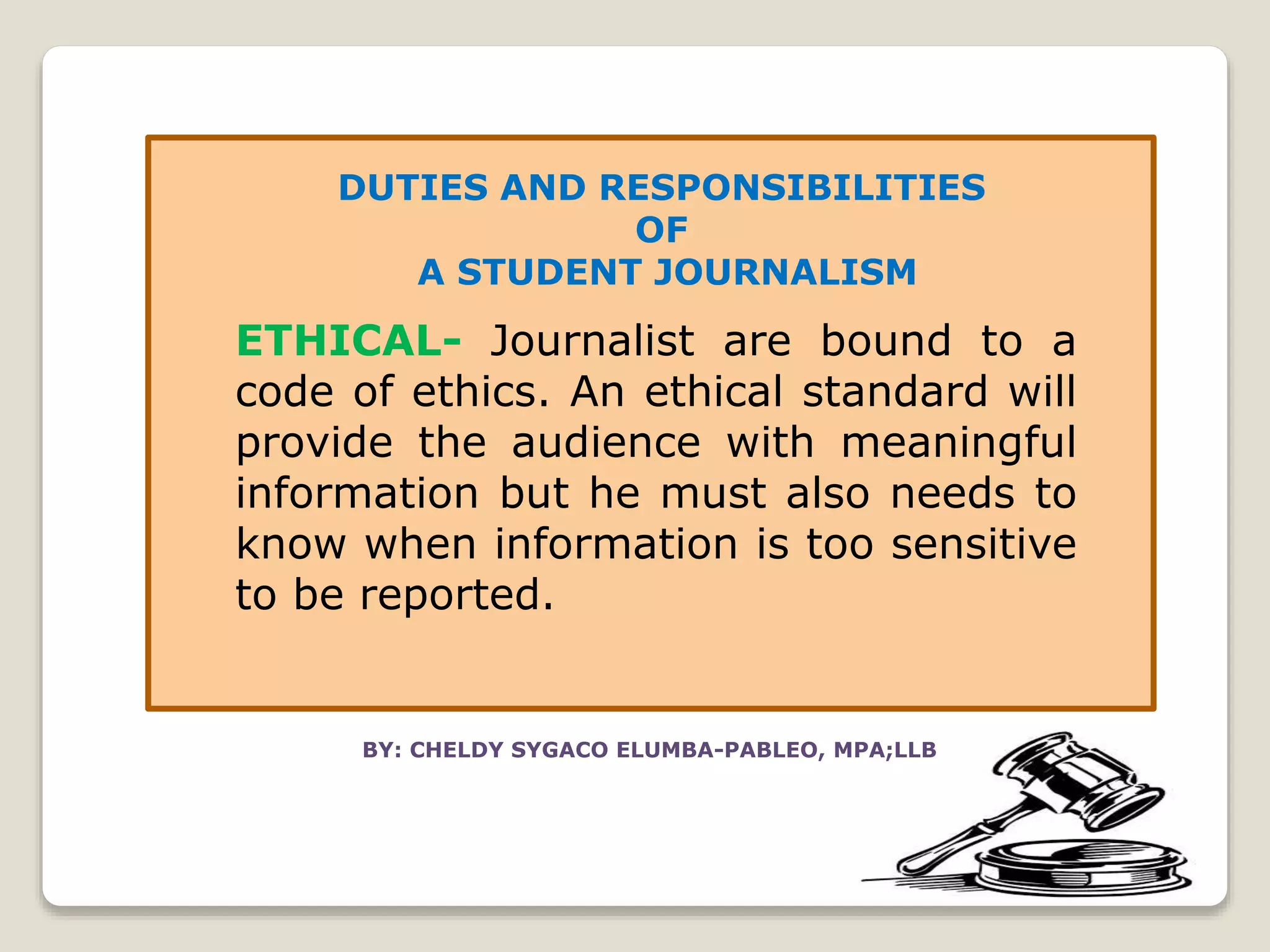 History of campus journalism | PPTX