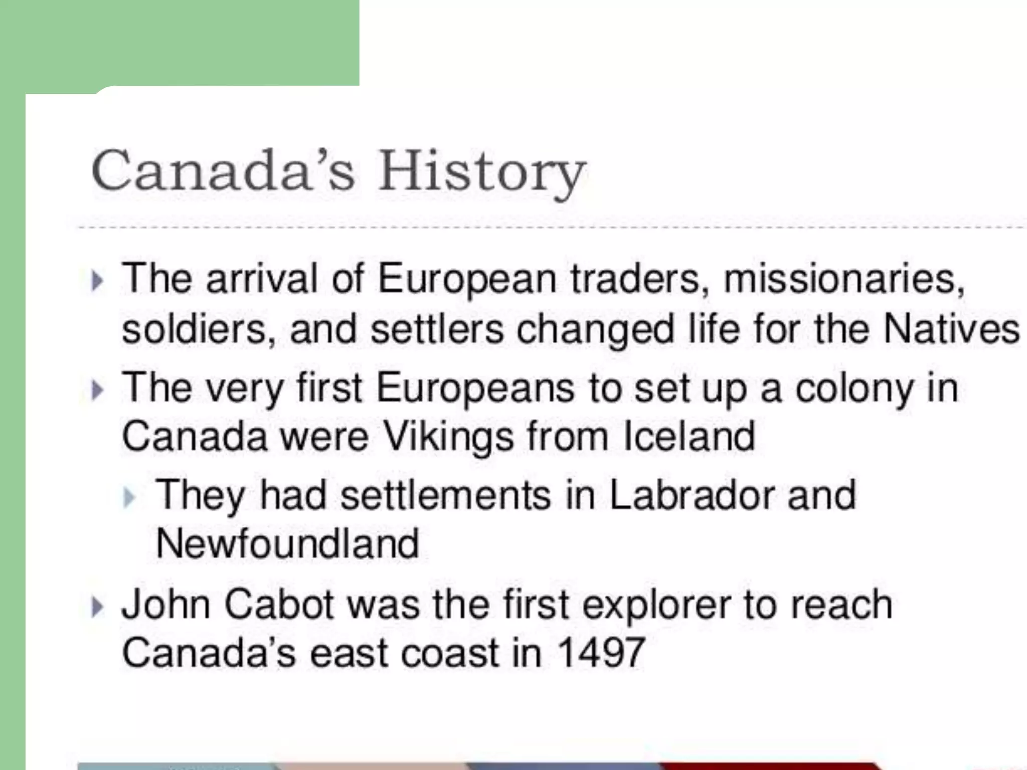 History of canada ccbfl | PPT