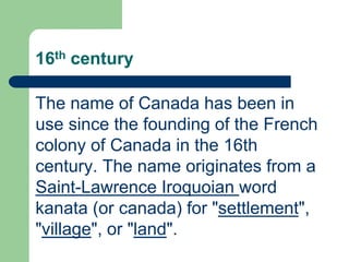 History of canada ccbfl | PPT