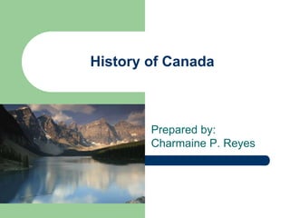 History of canada ccbfl | PPT
