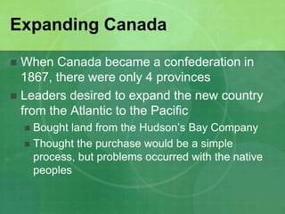 History of canada ccbfl | PPT