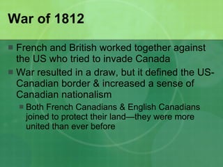 Historyof Canada Part Two | PPT