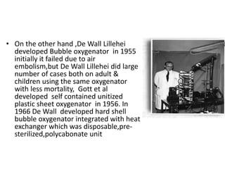 History of cardiopulmonary bypass | PPTX