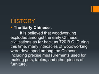 History of carpentry | PPTX