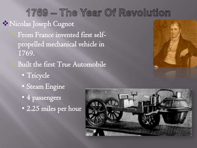 History of cars presentation | PPTX | Auto Technology | Automotive