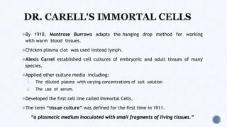 History of cell culture | PPTX