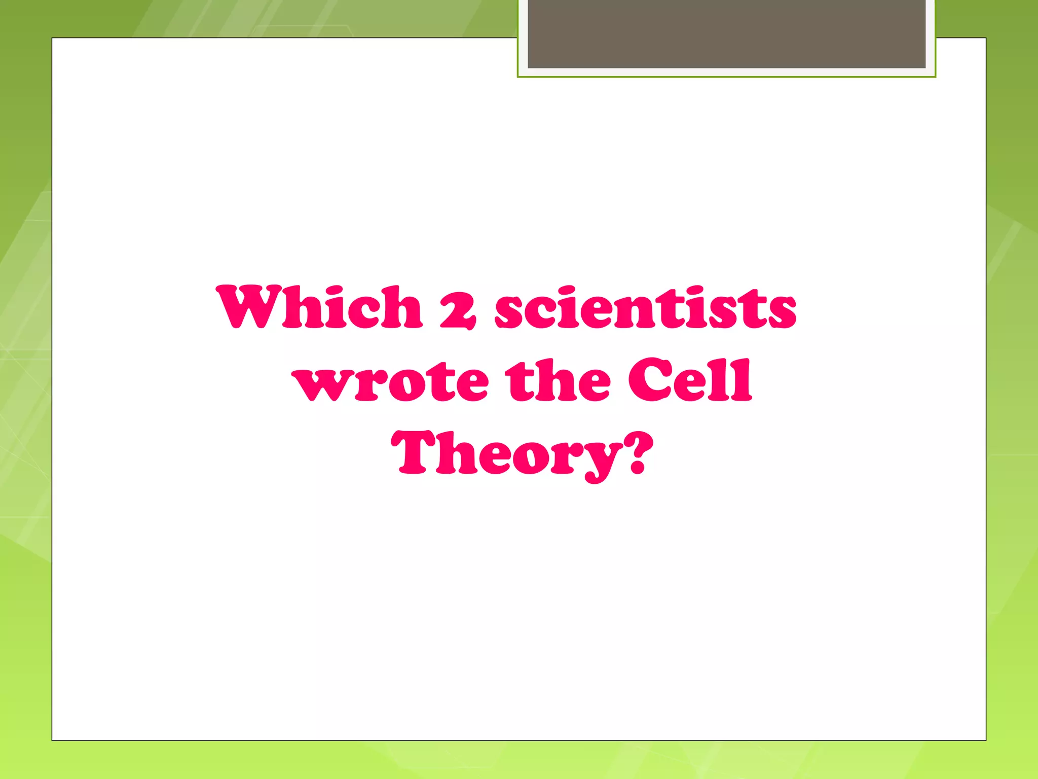 History of cells | PPT