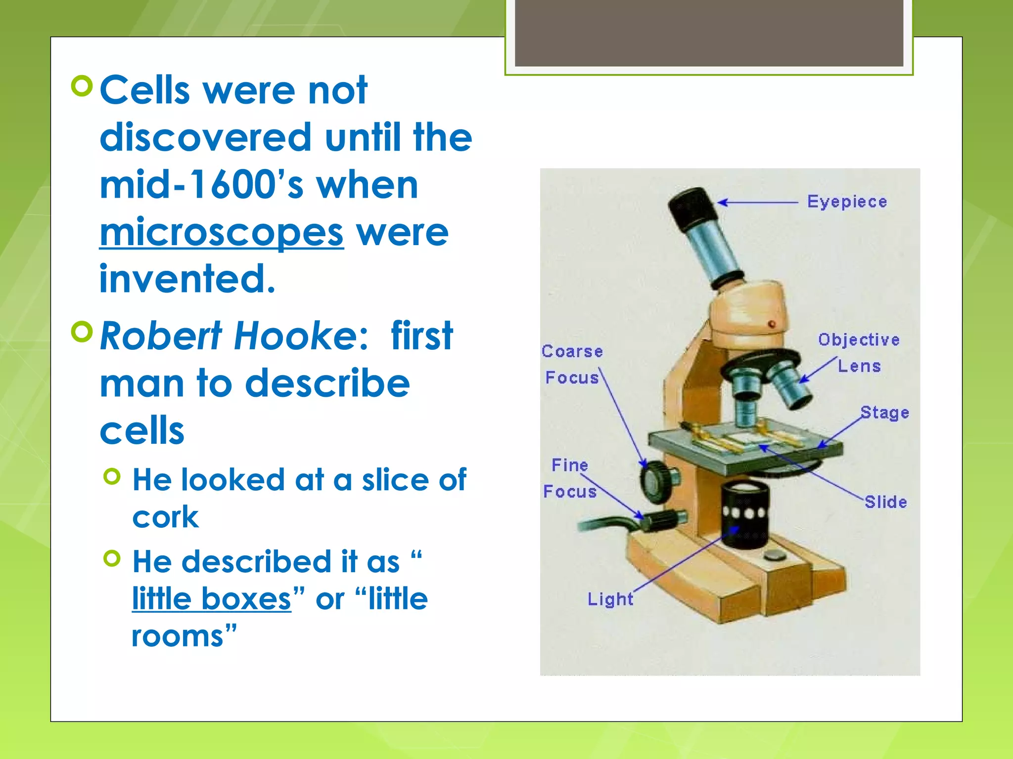 History of cells | PPT