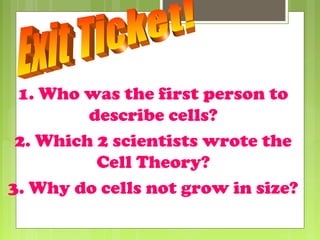 History of cells | PPT