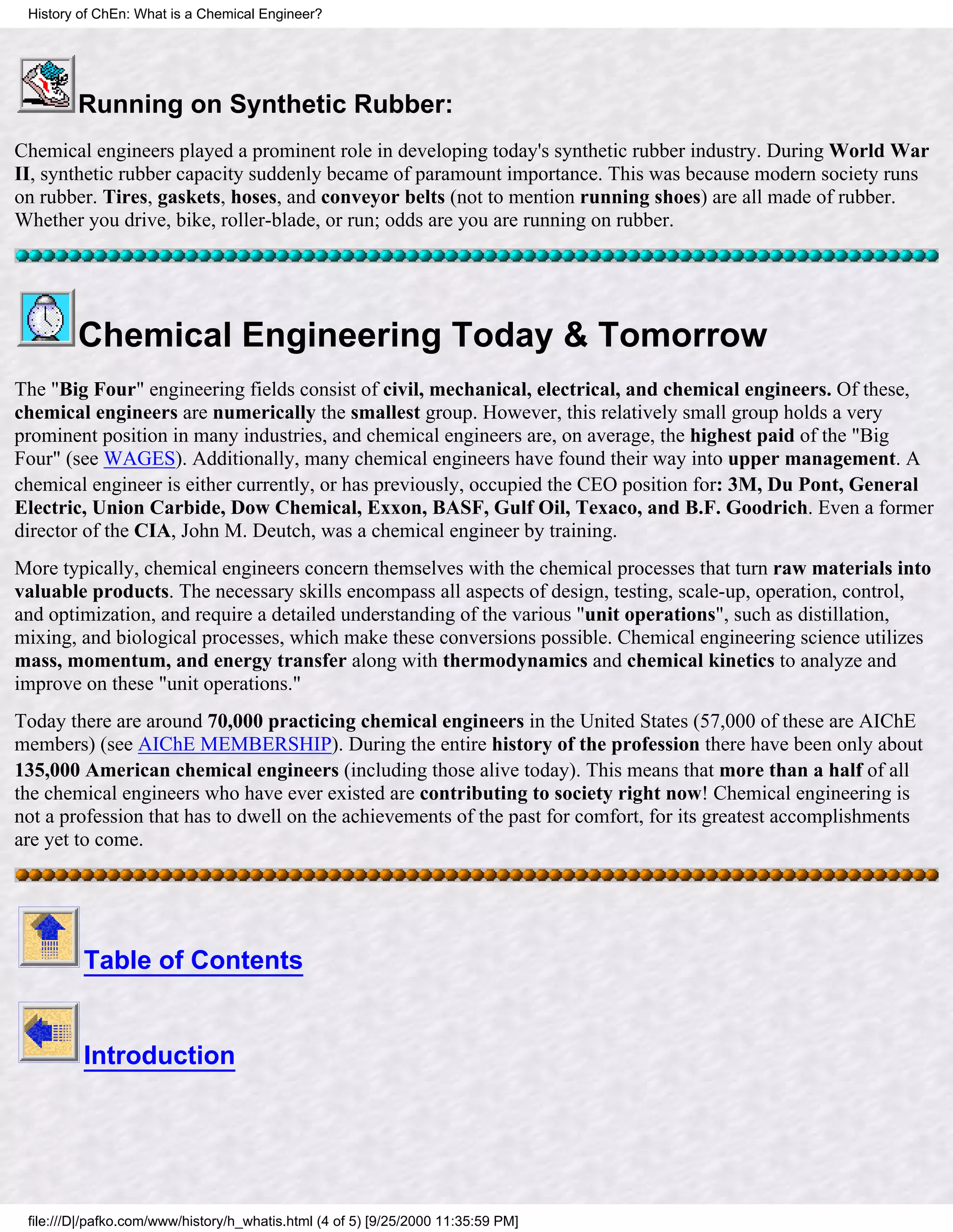 History of chemical engineering [wayne pafko] | PDF