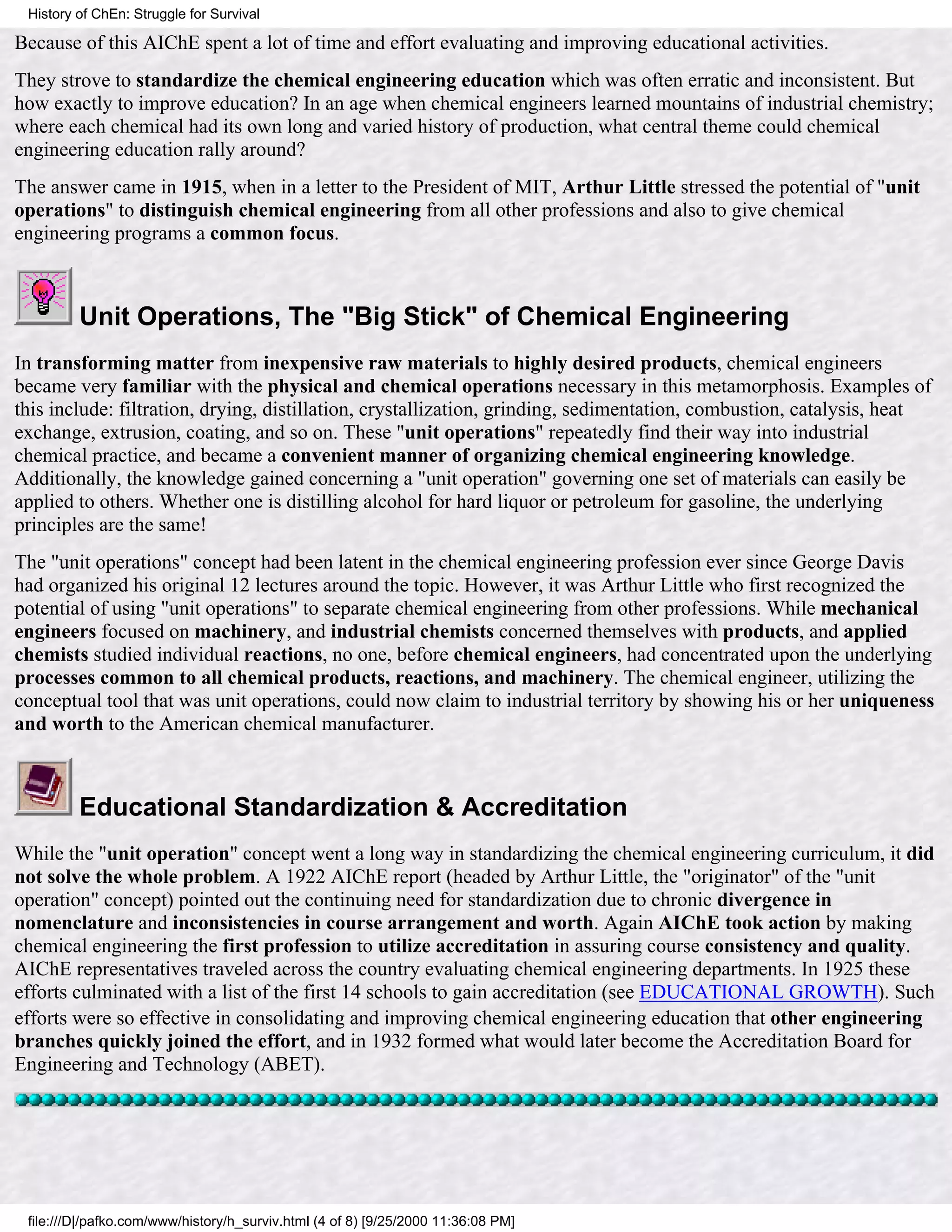 History of chemical engineering [wayne pafko] | PDF