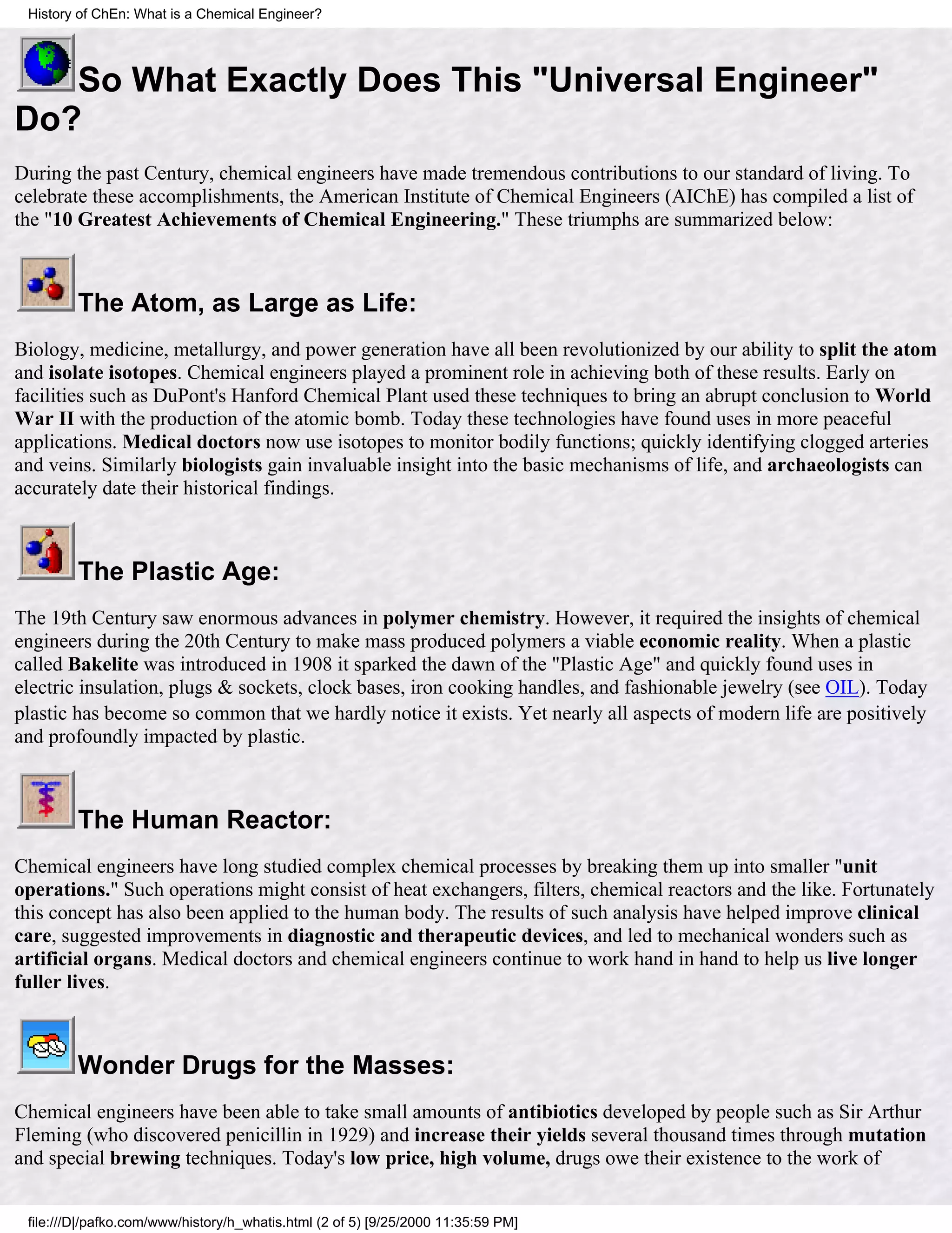 History of chemical engineering [wayne pafko] | PDF