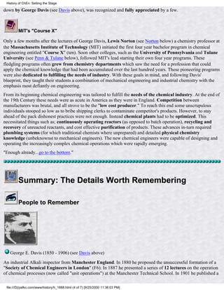 History of chemical engineering [wayne pafko] | PDF