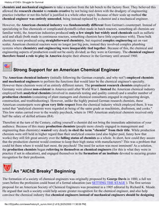 History of chemical engineering [wayne pafko] | PDF