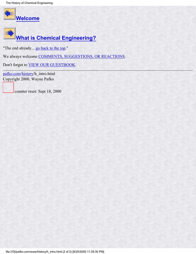 History of chemical engineering [wayne pafko] | PDF
