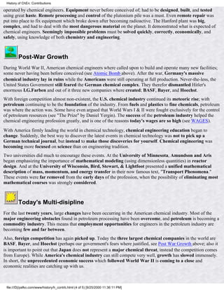 History of chemical engineering [wayne pafko] | PDF