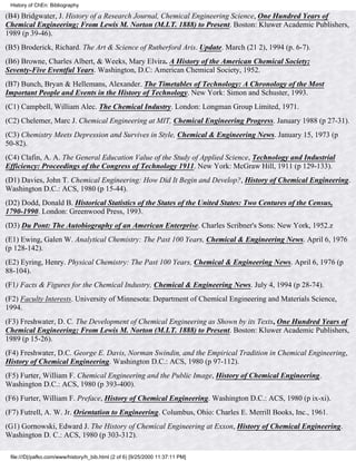 History of chemical engineering [wayne pafko] | PDF