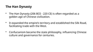 History Of China and Chinese civilisation.pptx