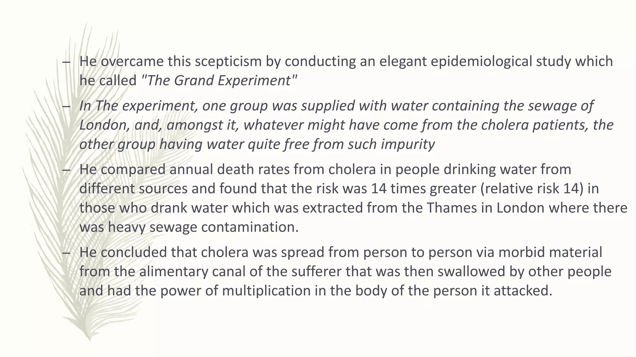 History of cholera | PPTX