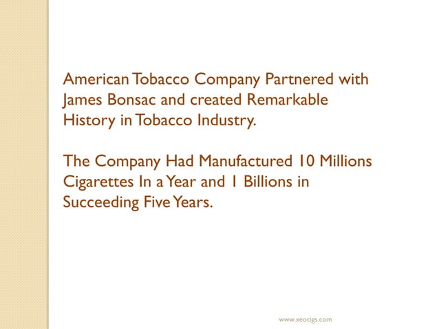 History of Cigarette Smoking | PPTX