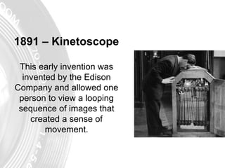 A brief history on the history of cinematography | PPTX