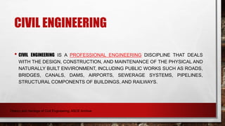 History of civil engineering | PPTX