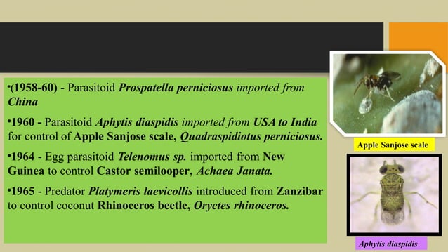 HISTORY OF CLASSICAL BIOLOGICAL CONTROL Prateek Parida ppt1.pptx