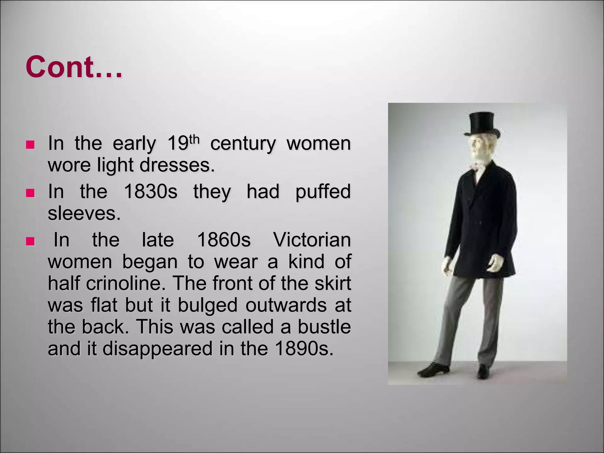 History of Clothing.pptx | Women\'s Outerwear | Women\'s Clothing