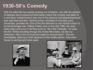 History Of Comedy | PPTX