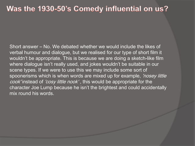 History Of Comedy | PPTX