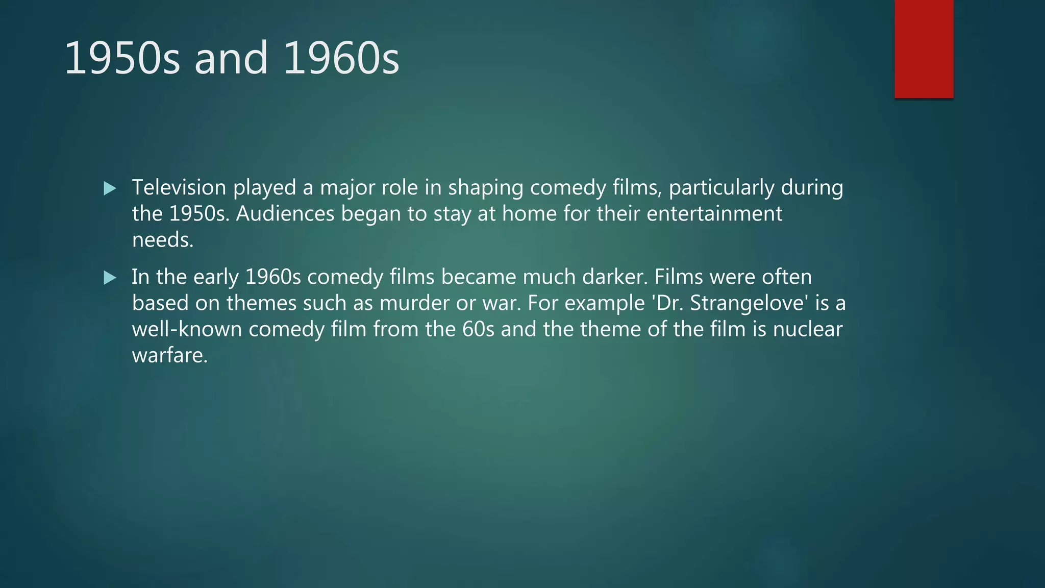 History of Comedy Films | PPTX