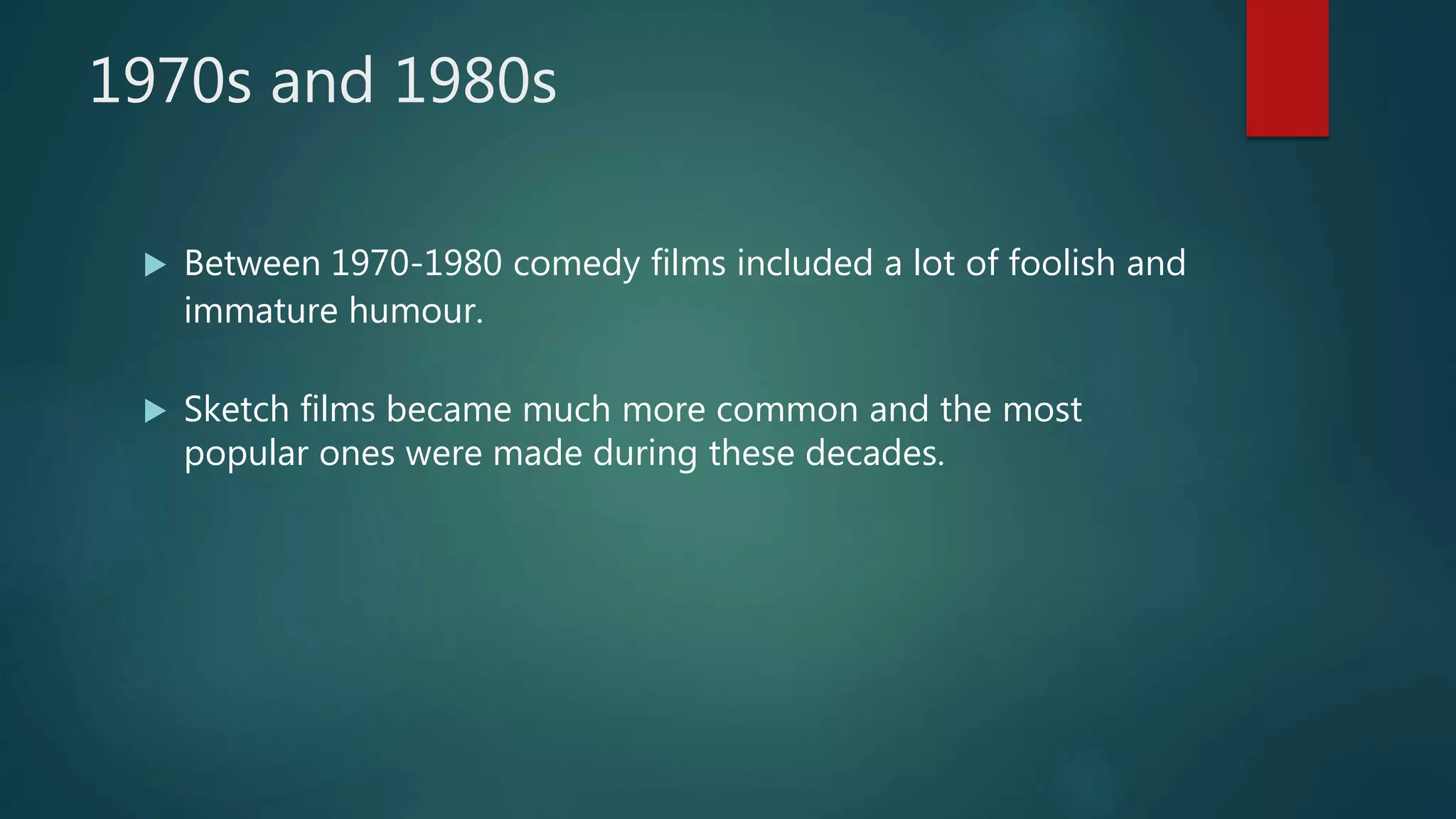 History of Comedy Films | PPTX