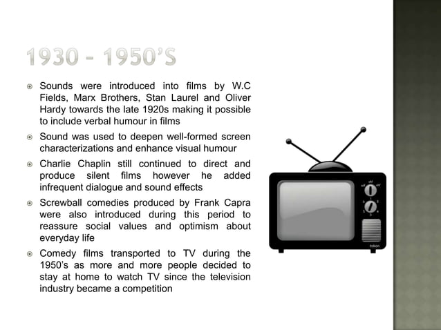 History of comedy genre | PPT