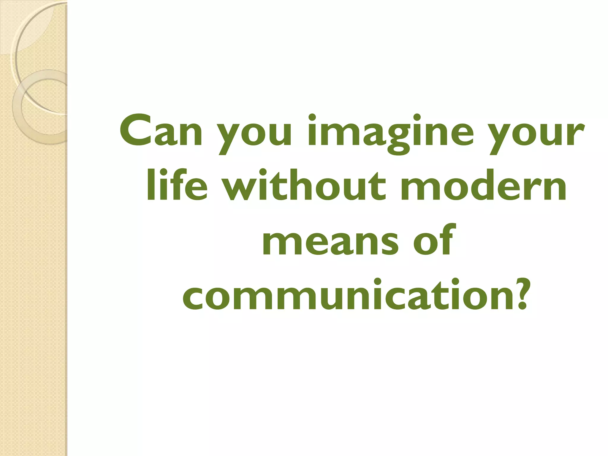 History of communication | PPT