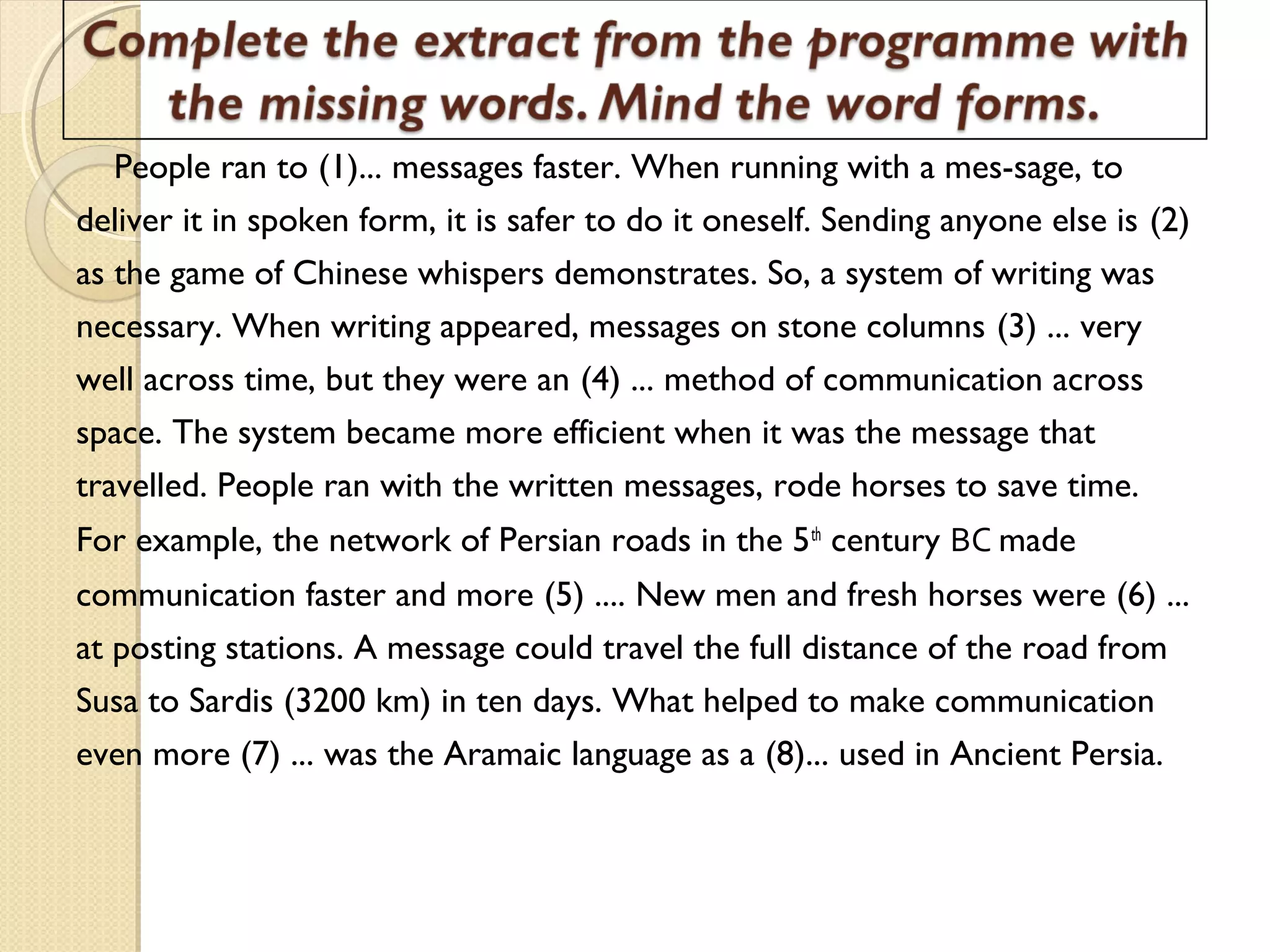 History of communication | PPT
