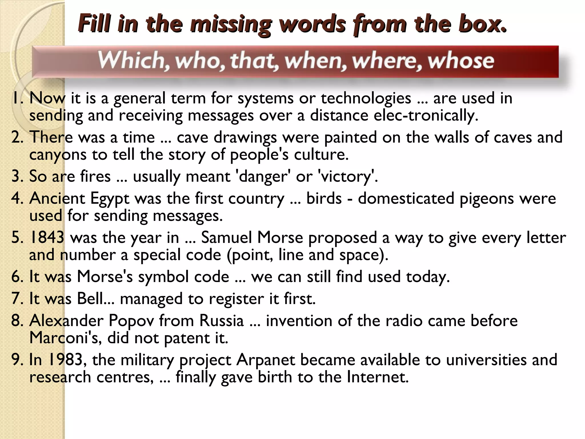 History of communication | PPT