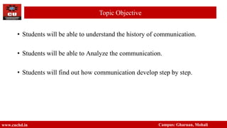 History of communication | PPTX