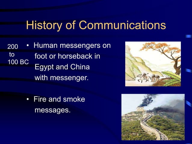 History of communication up to 1933 | PPT